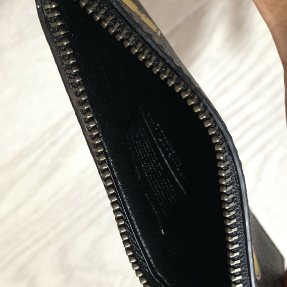 Coach | Bags | Coach Zip Credit Card Pac Man Coach Scrip Wallet | Poshmark